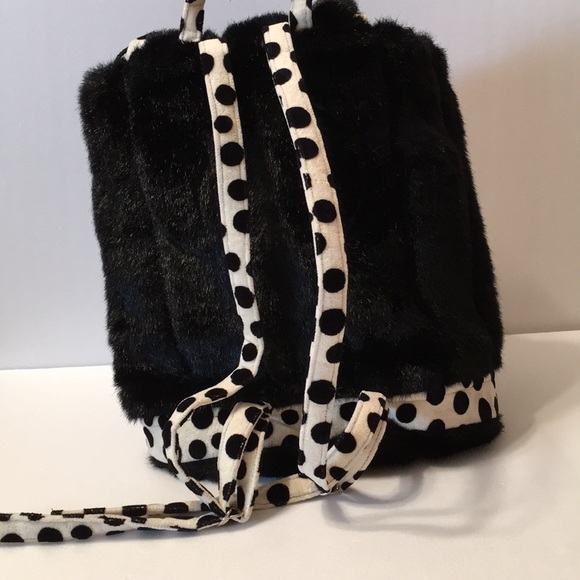 B’s | Bags | Bs Custom Made Faux Mink Backpack | Poshmark